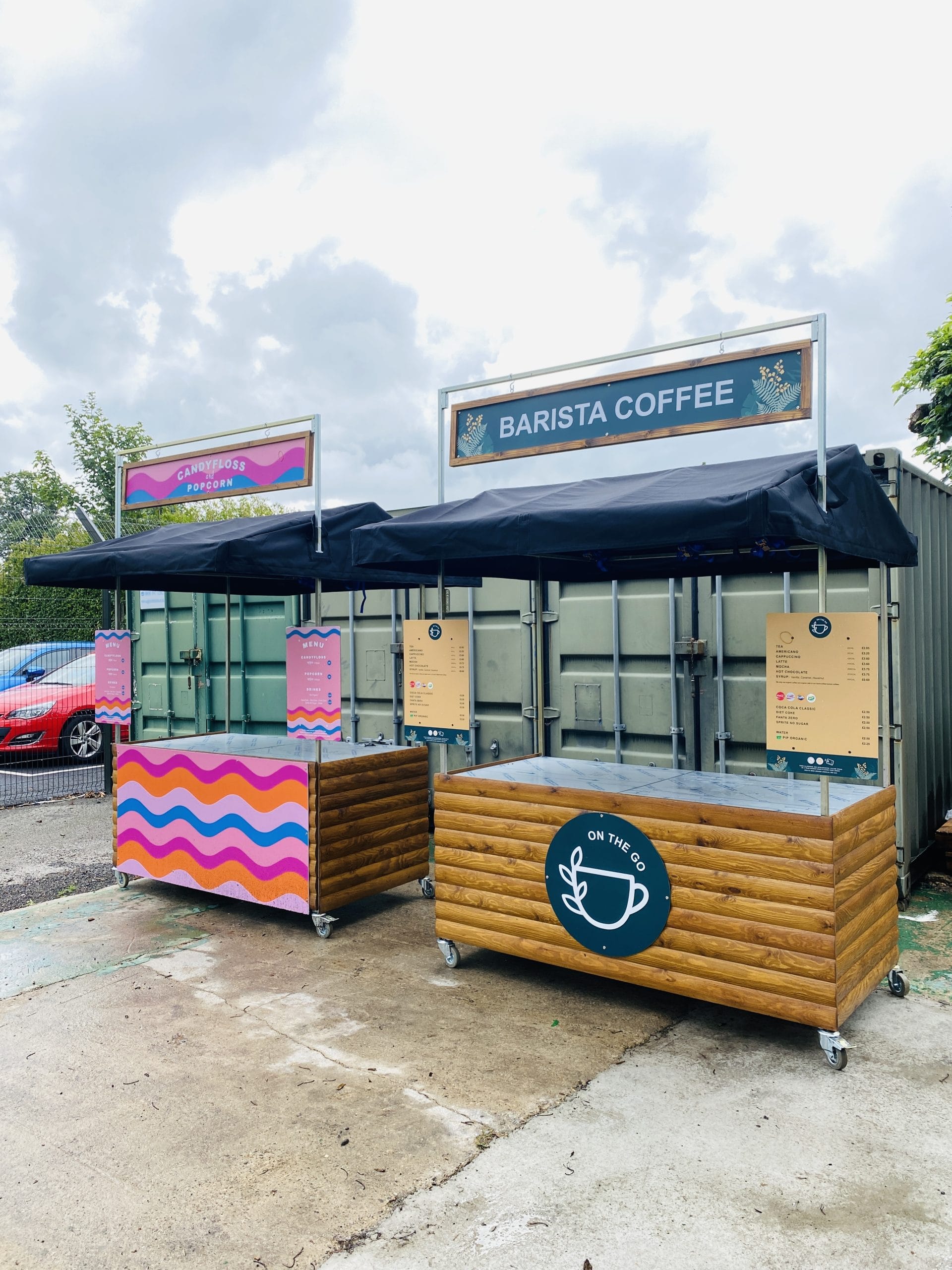 Mobile Coffee Carts for Sale (Flat pack) | Big Kahuna
