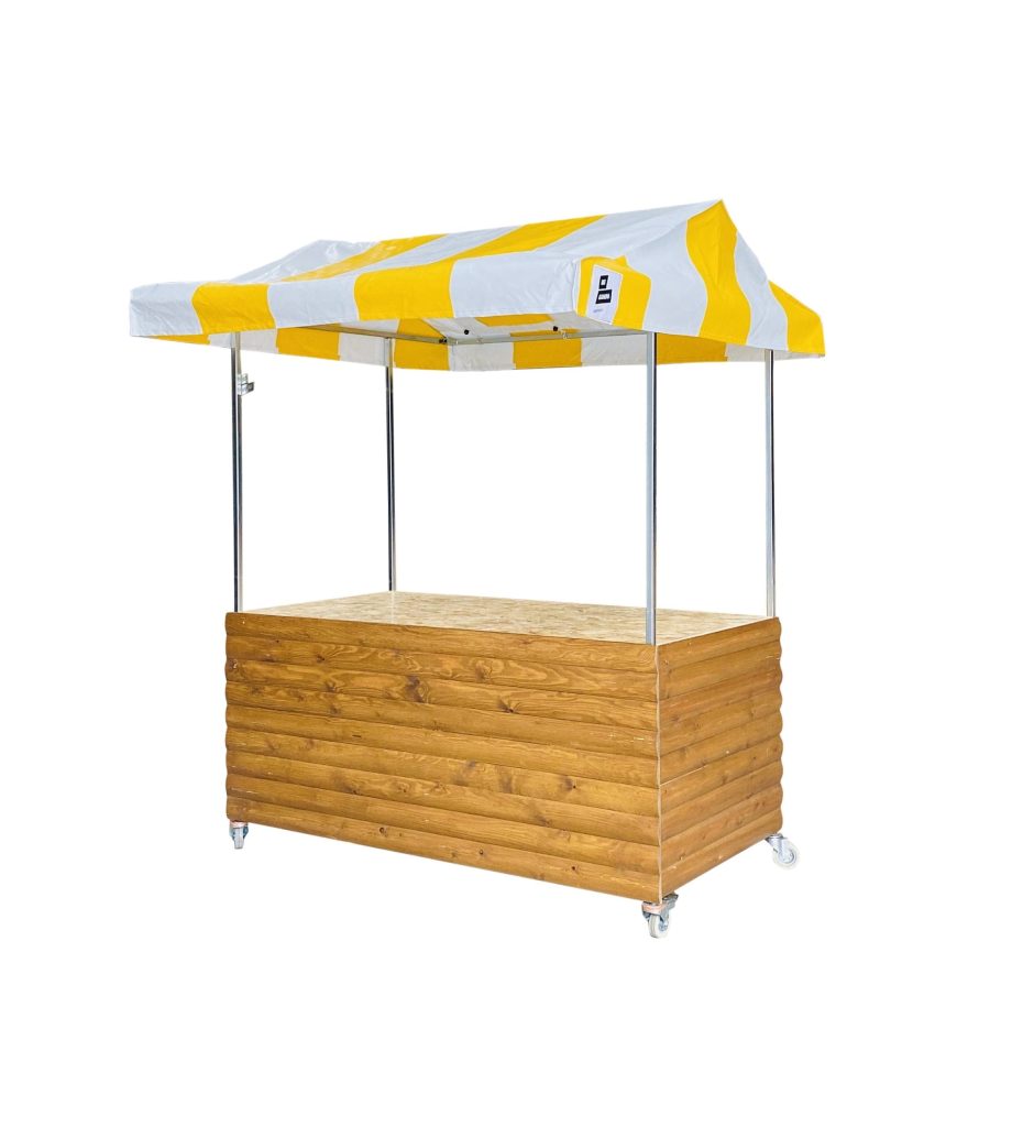 Mobile Wooden Market Stall (flat pack) | hello@bigkahuna.co.uk