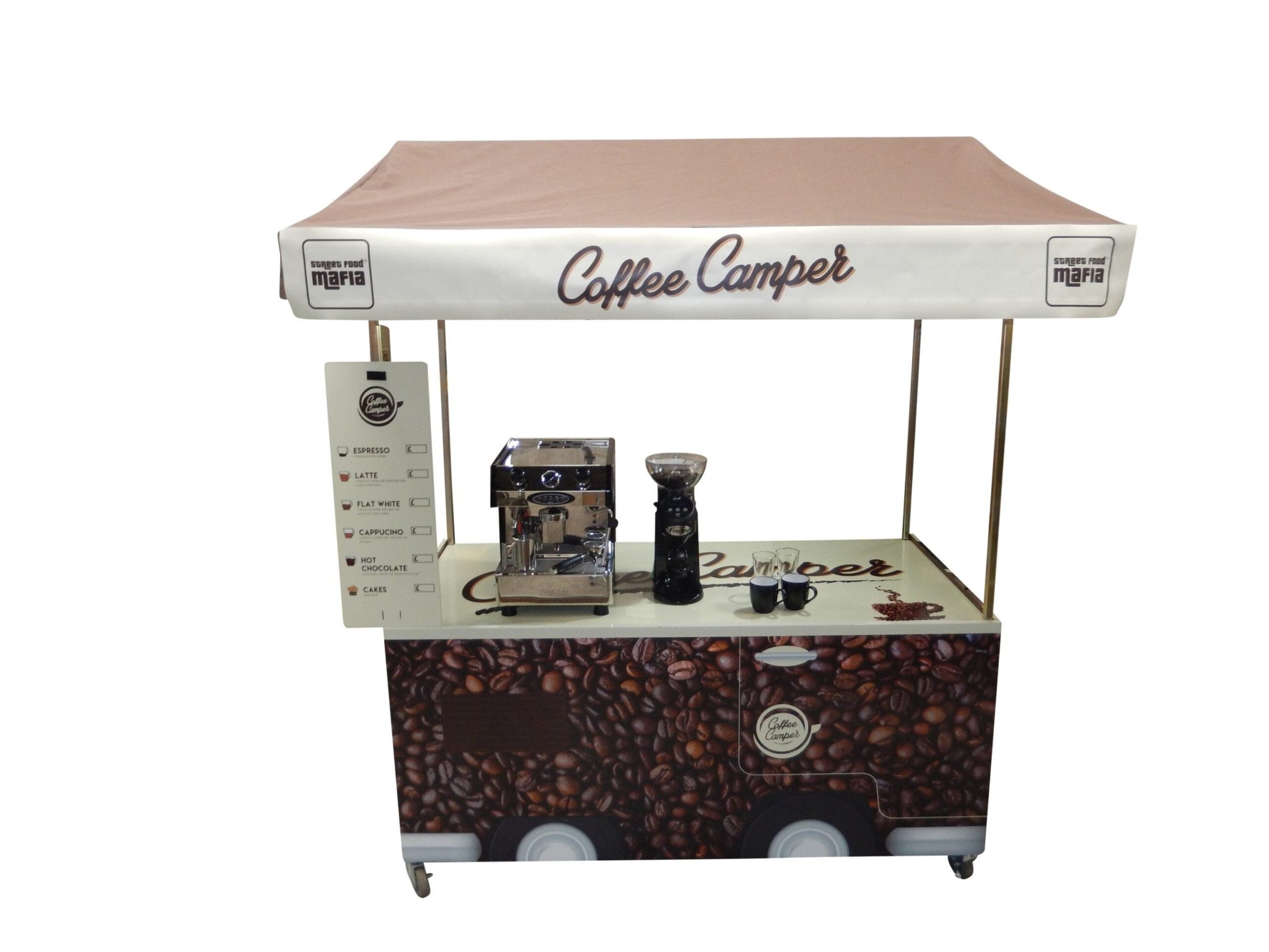 Mobile Coffee Camper Cart | hello@bigkahuna.co.uk